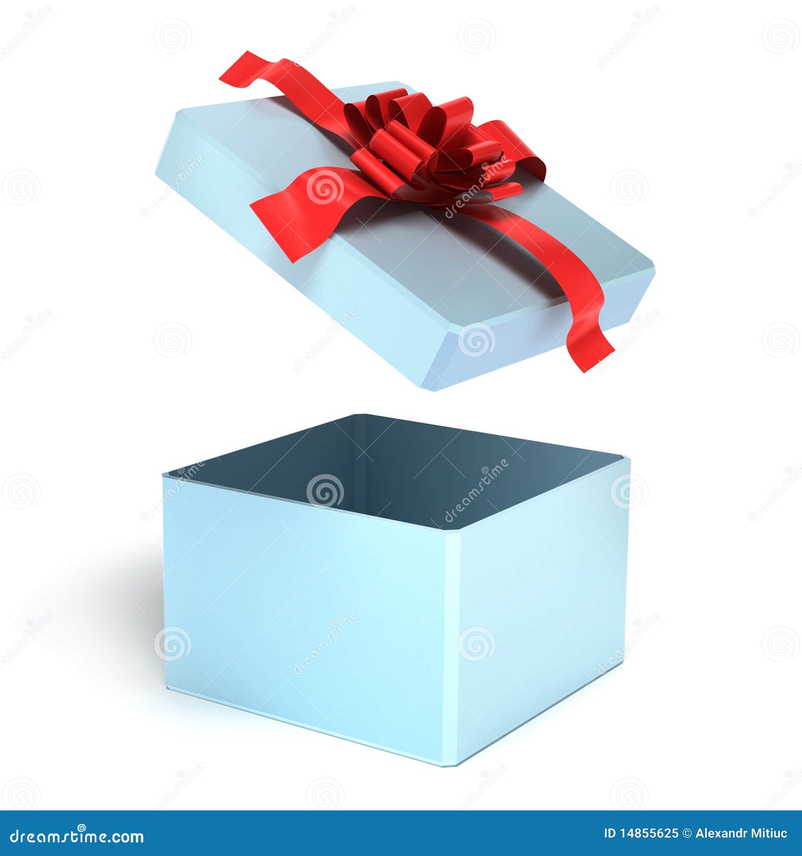 Opened empty gift box stock illustration. Illustration of material ...