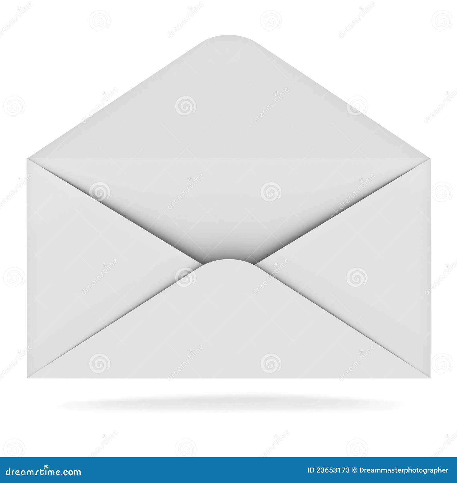 Opened envelope stock illustration. Illustration of address - 23653173