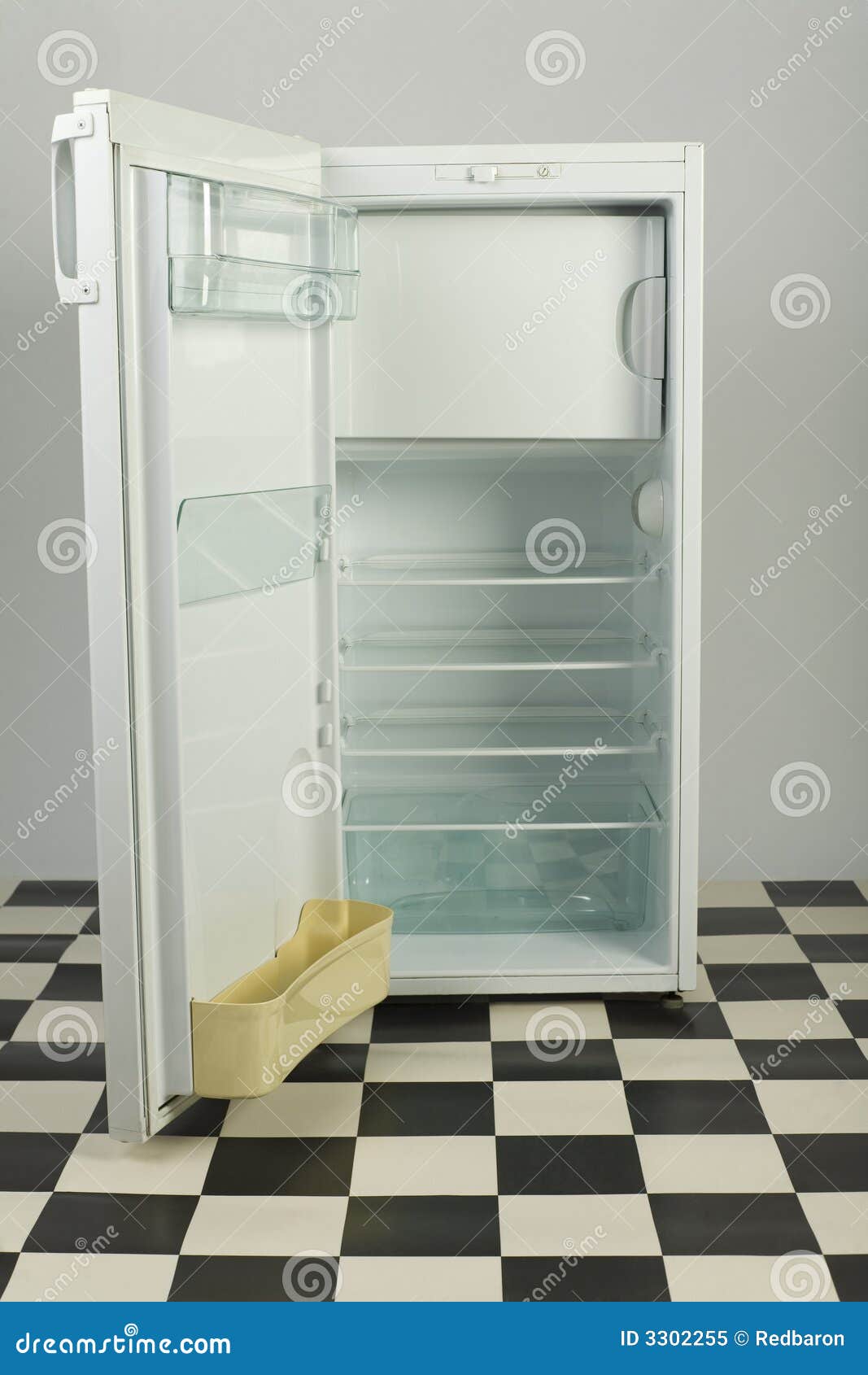 Opened fridge stock image. Image of view, cold, object - 3302255