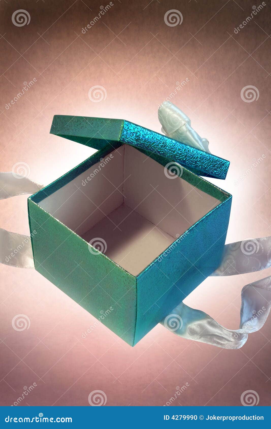 Opened gift box stock photo. Image of container, valentine - 4279990