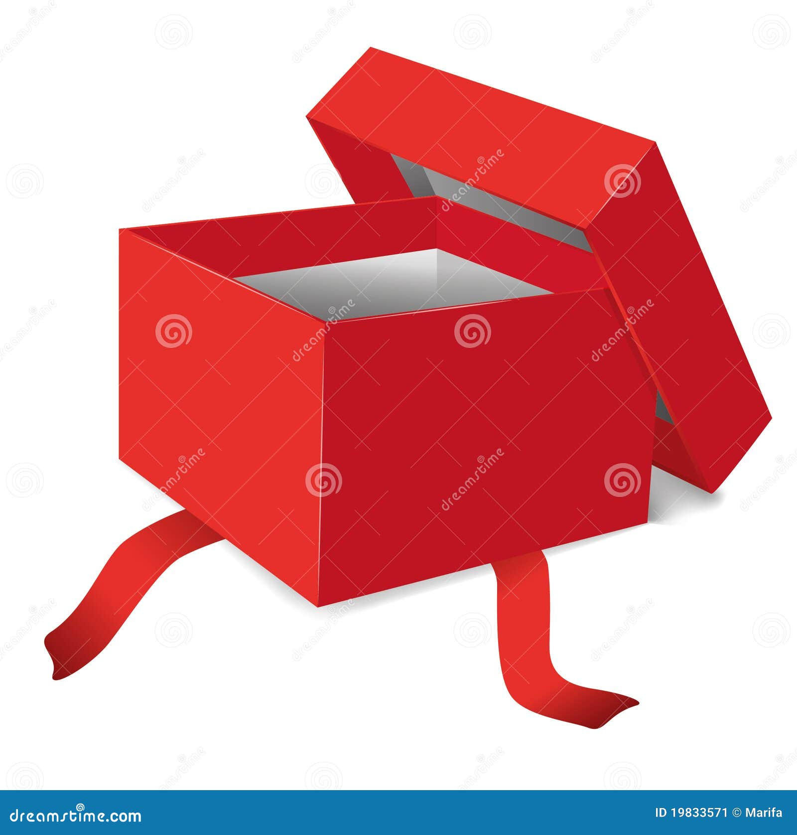 Free Clipart Open Gift Box