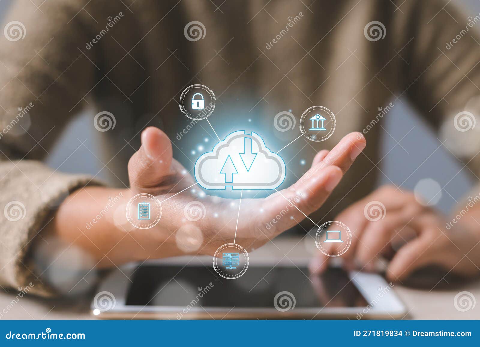 Opened Hand of Virtual Artificial Intelligence with Cloud Computing ...