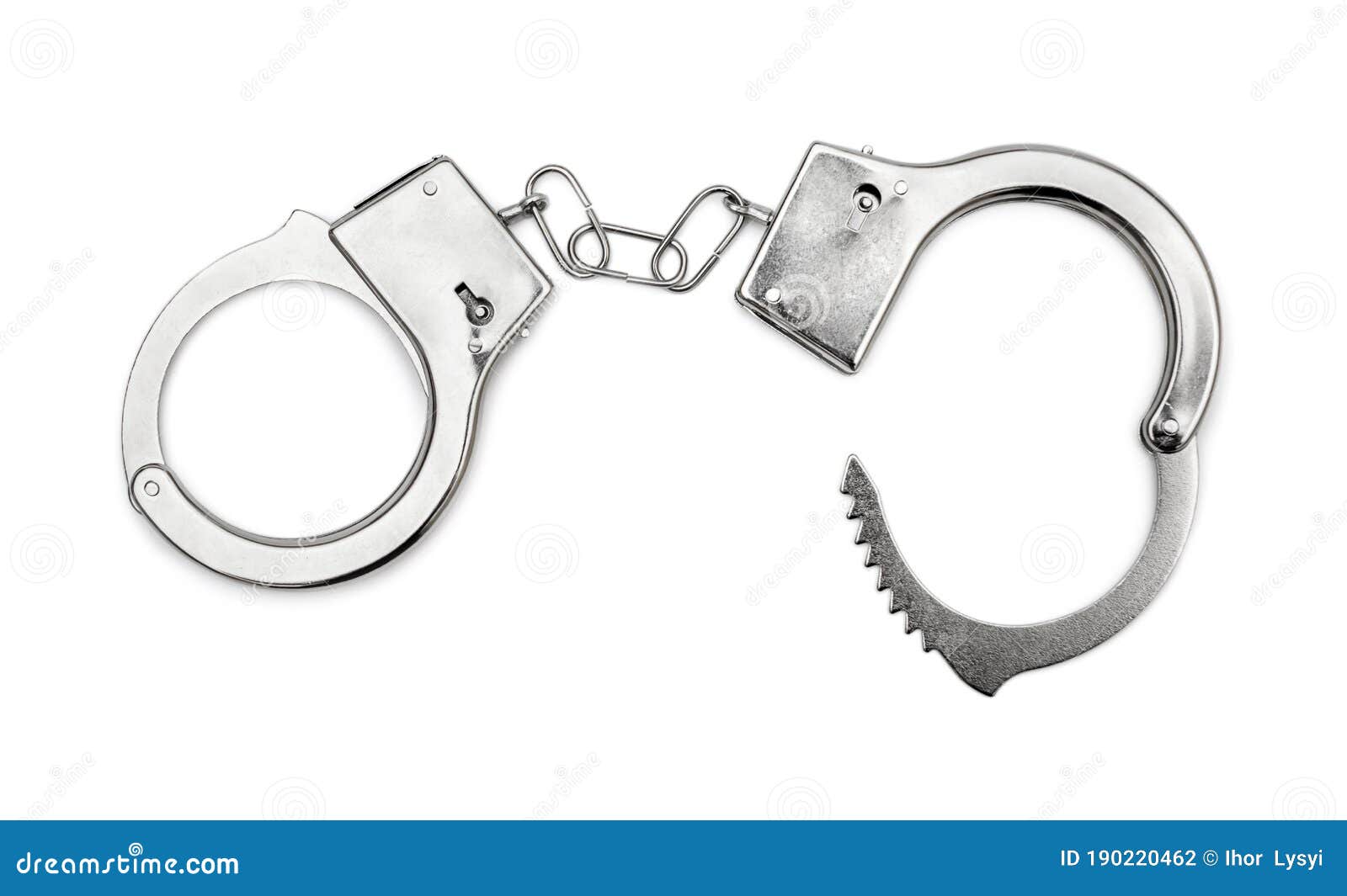 Opened Handcuffs Lying On The Wooden Floor Stock Image | CartoonDealer ...