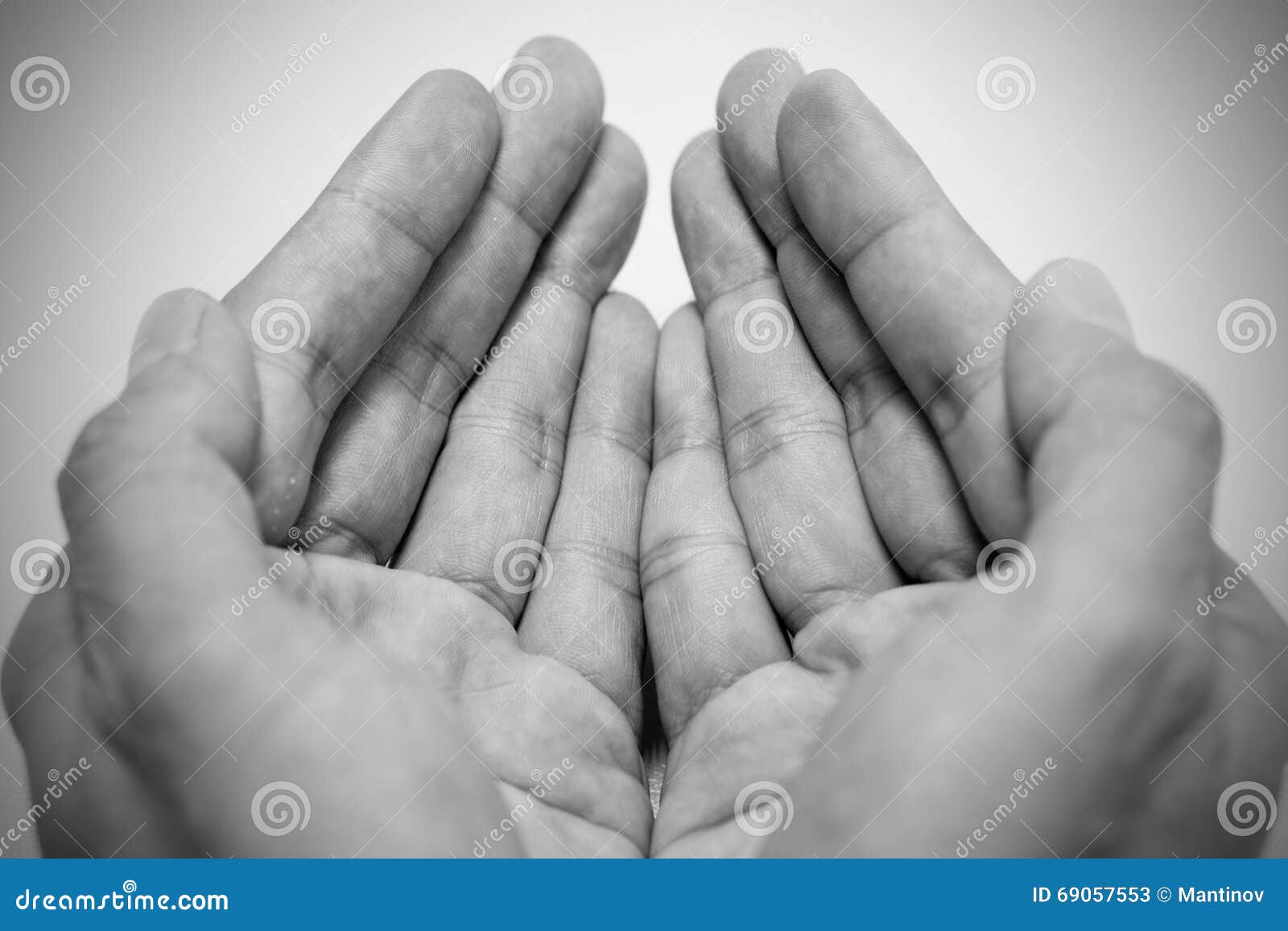 Opened hands stock image. Image of open, finger, showing - 69057553