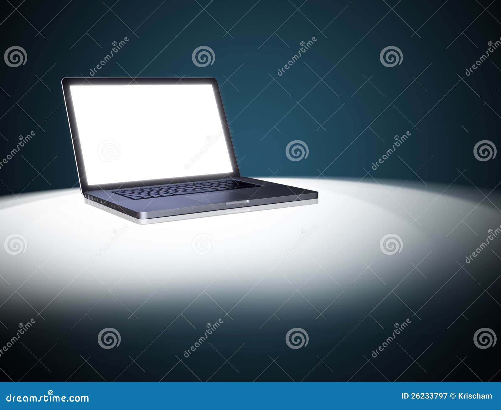 Opened Laptop On Woman Knees, Hands On Keyboard, Space For Design ...