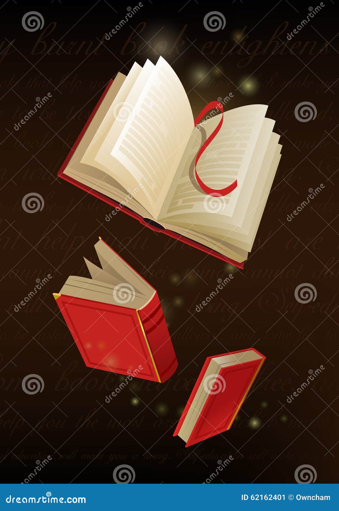 Magic Book With Devil Skull And Black Candle On Witch Table. Wicca ...