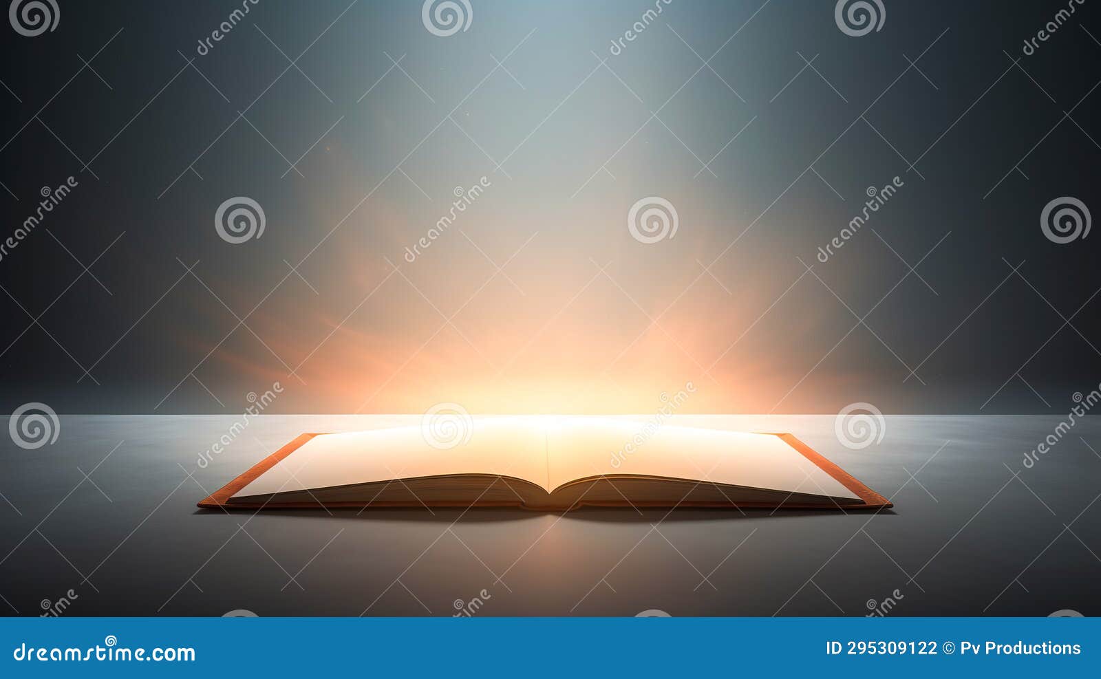 Bright Lighting Coming Out of Book, Knowledge is Power, Read More ...