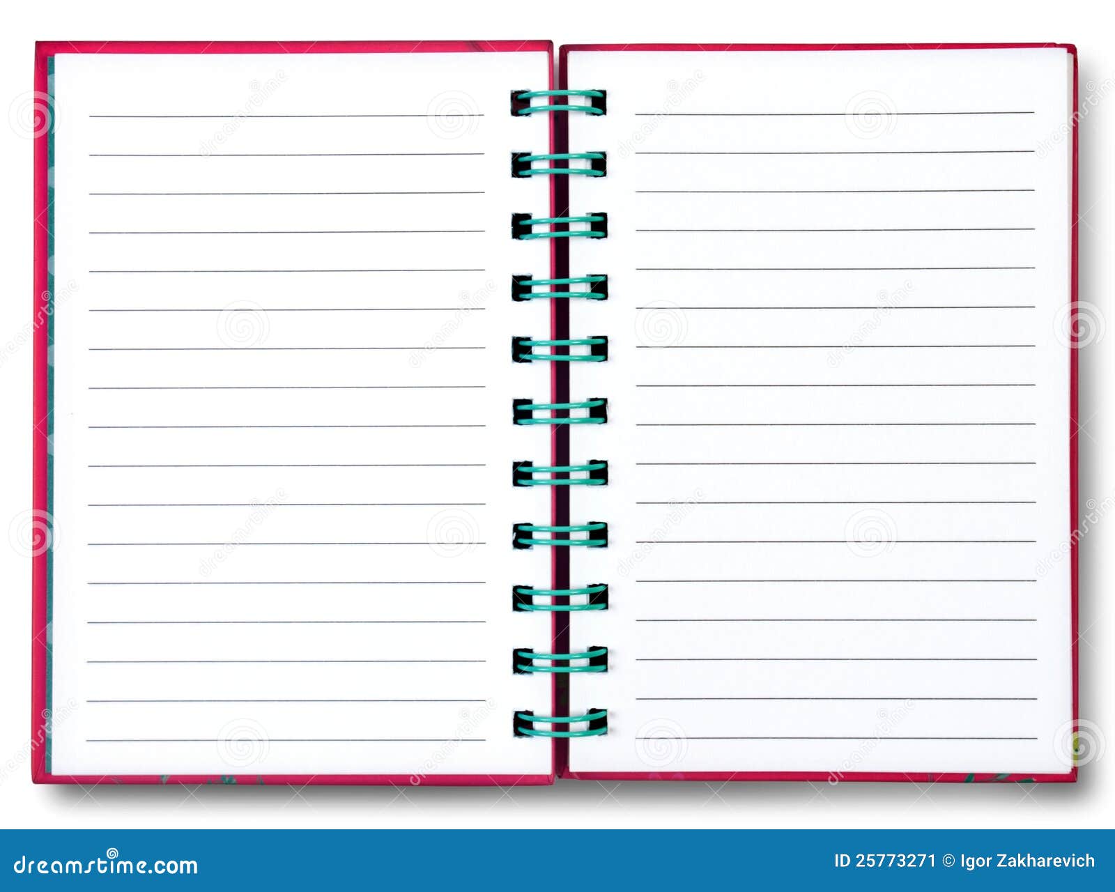 Open notebook clipart