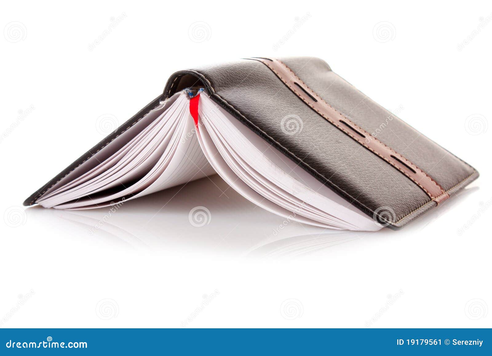 Opened Notebook isolated stock image. Image of book, paper - 19179561