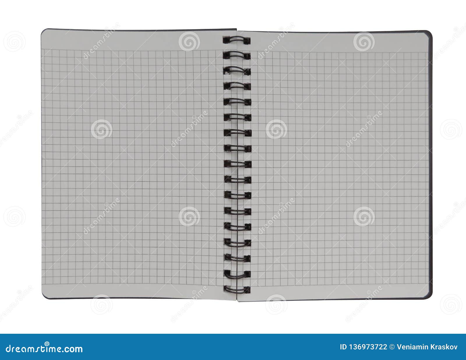 Opened notebook isolated stock photo. Image of message - 136973722