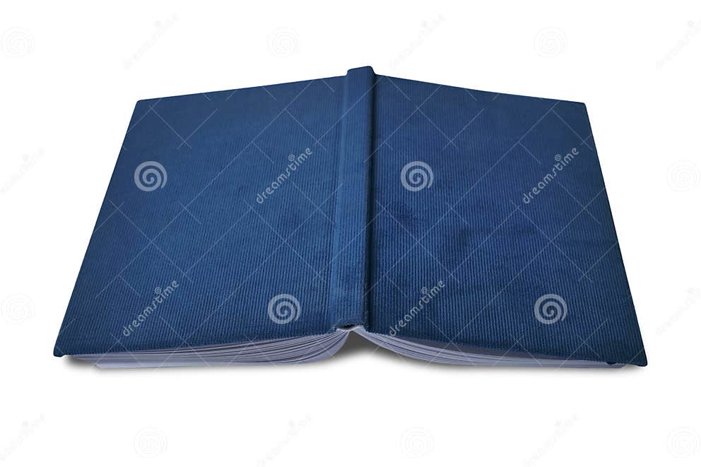 Opened Old Book Facing Down on Floor, Cut Out Isolated Stock Photo ...