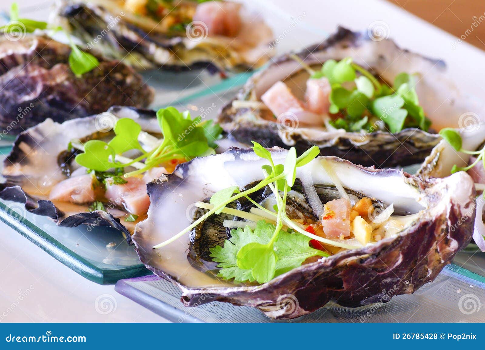Opened oyster food stock photo. Image of crustacean, fresh - 26785428
