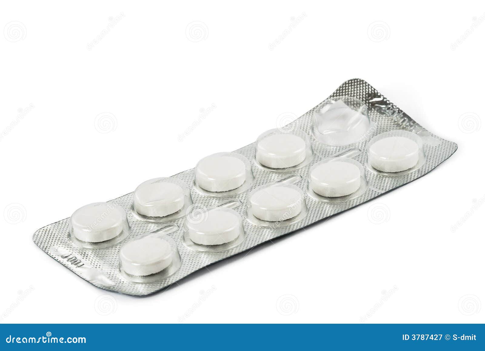 The Opened Packing of Tablets Stock Image - Image of hospital, science ...