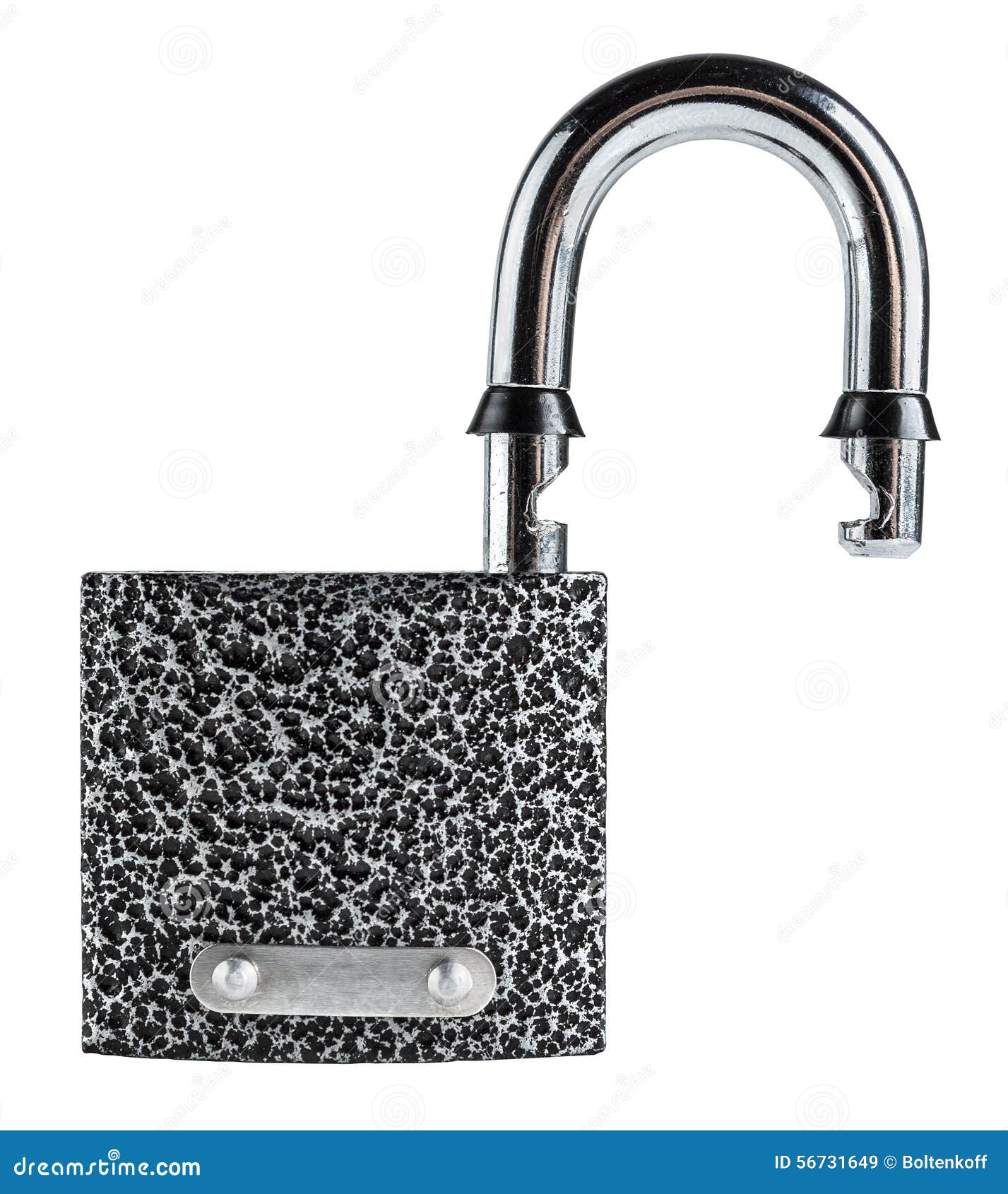 Opened padlock stock image. Image of protection, symbol - 56731649