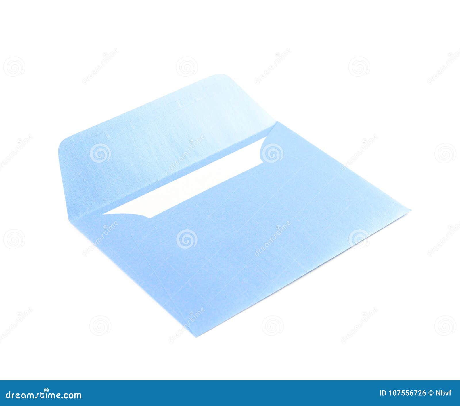Opened Paper Envelope Isolated Stock Photo - Image of isolated, card ...