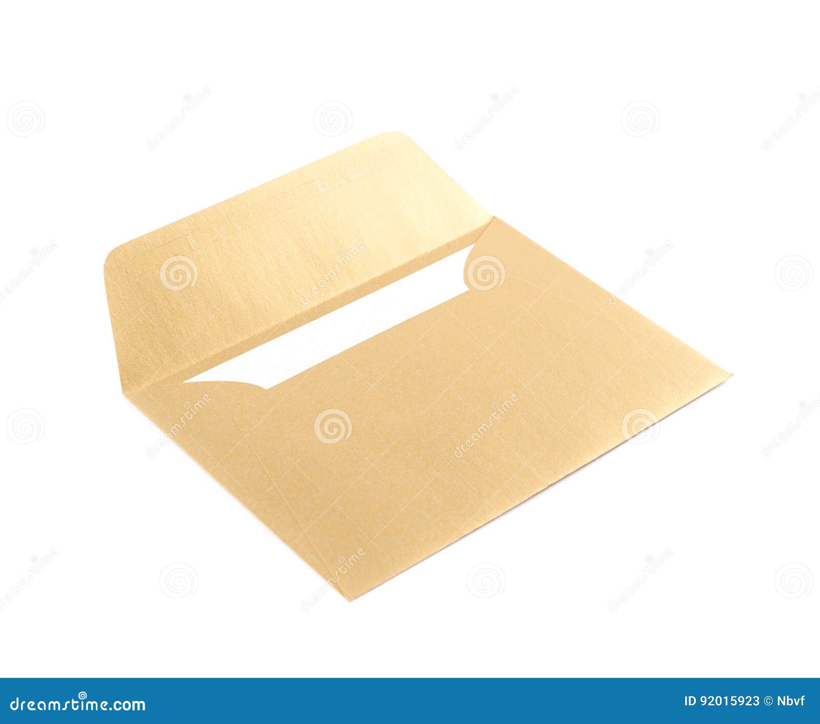 Opened Paper Envelope Isolated Stock Image - Image of card, icon: 92015923
