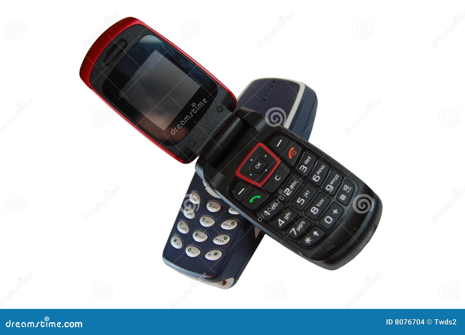 Opened phones stock photo. Image of phone, rubber, numeric - 8076704