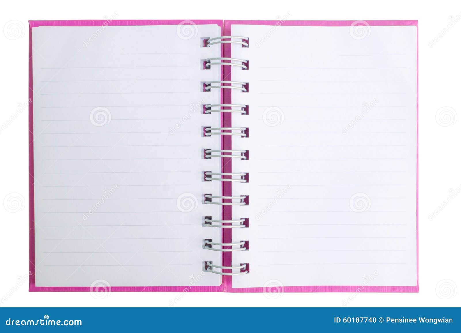 Opened pink note book stock photo. Image of open, binder - 60187740