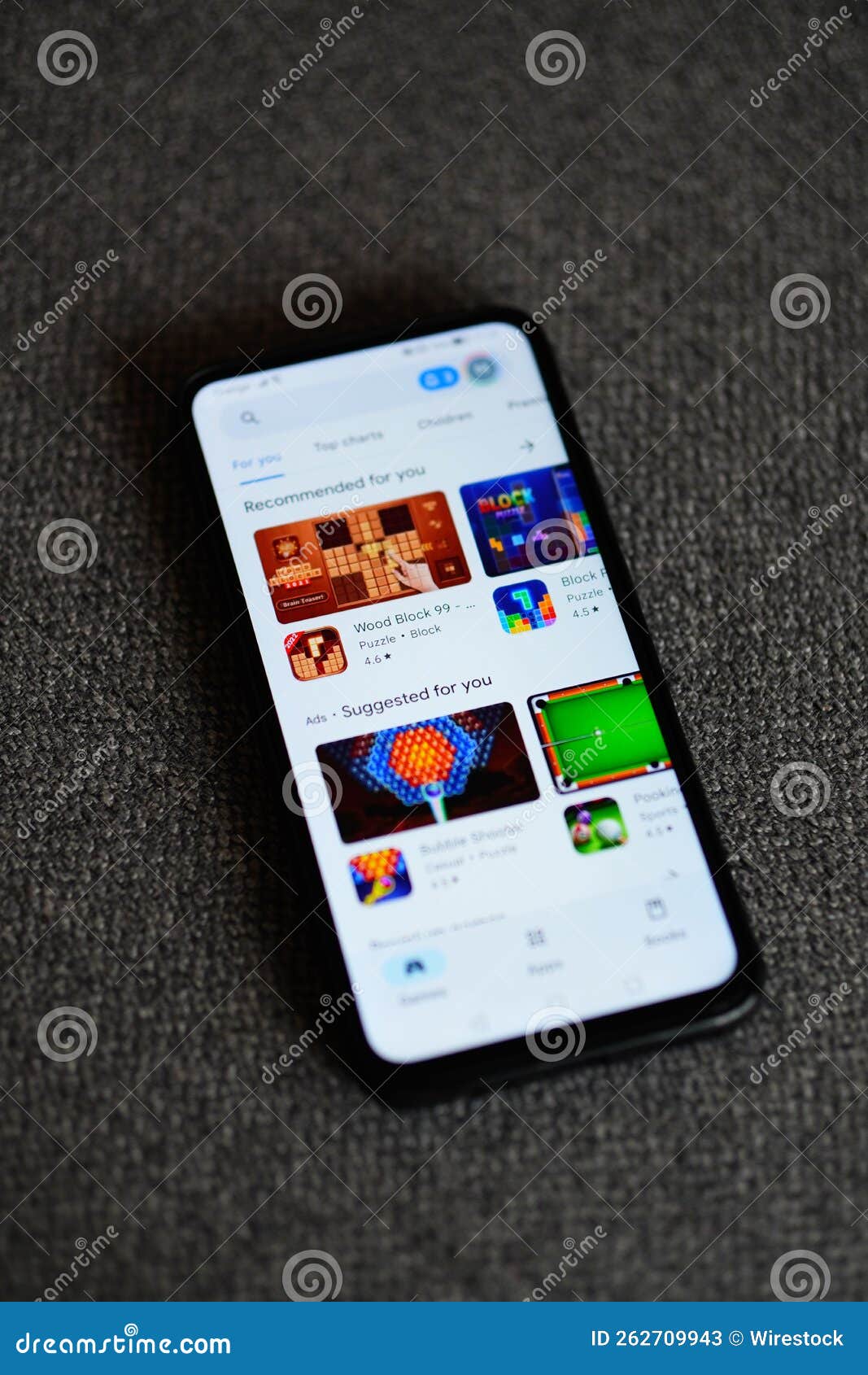 Opened Play Store Application on a Huawei Smartphone Editorial Stock ...