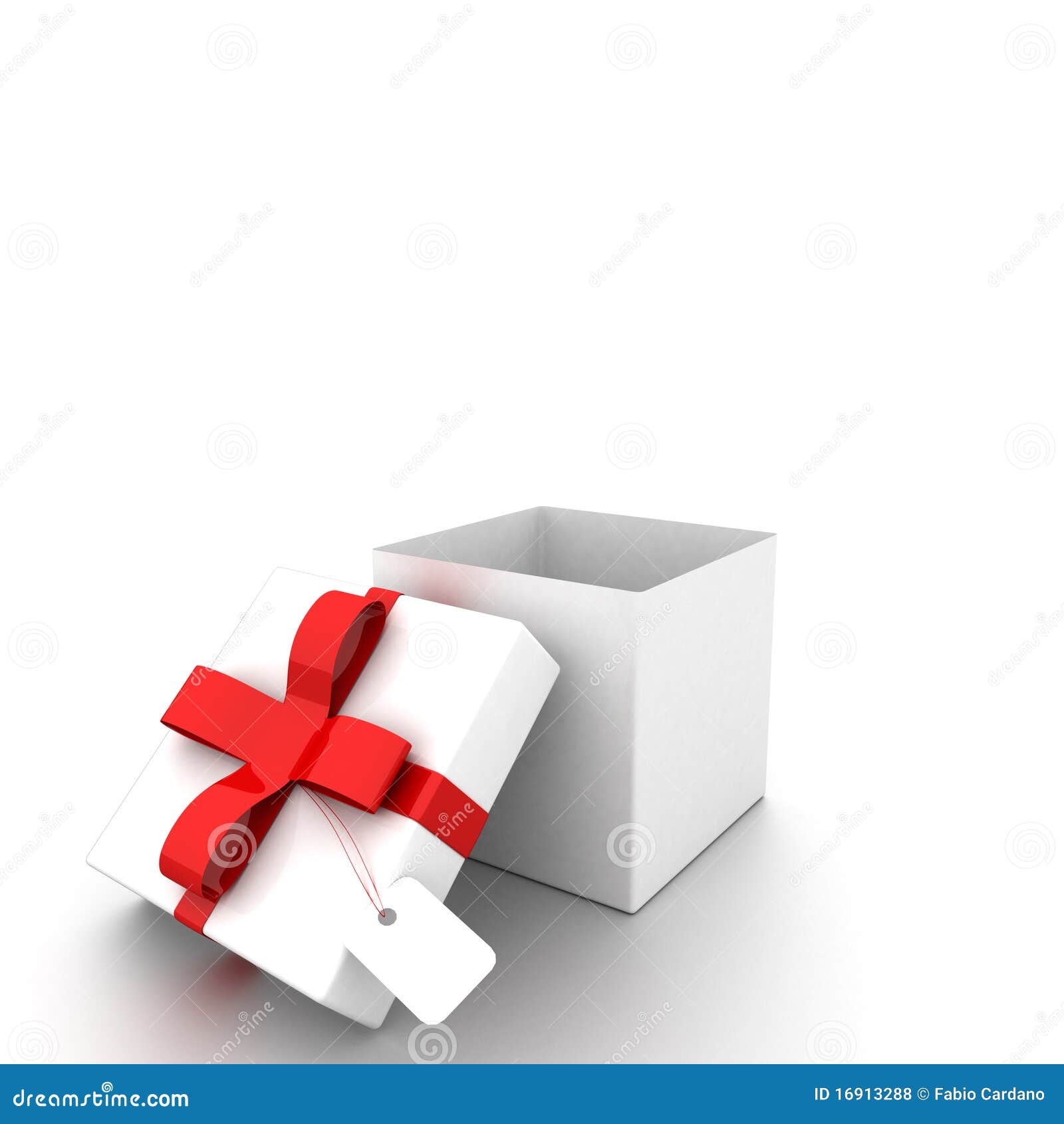 Opened Present stock illustration. Illustration of single - 16913288