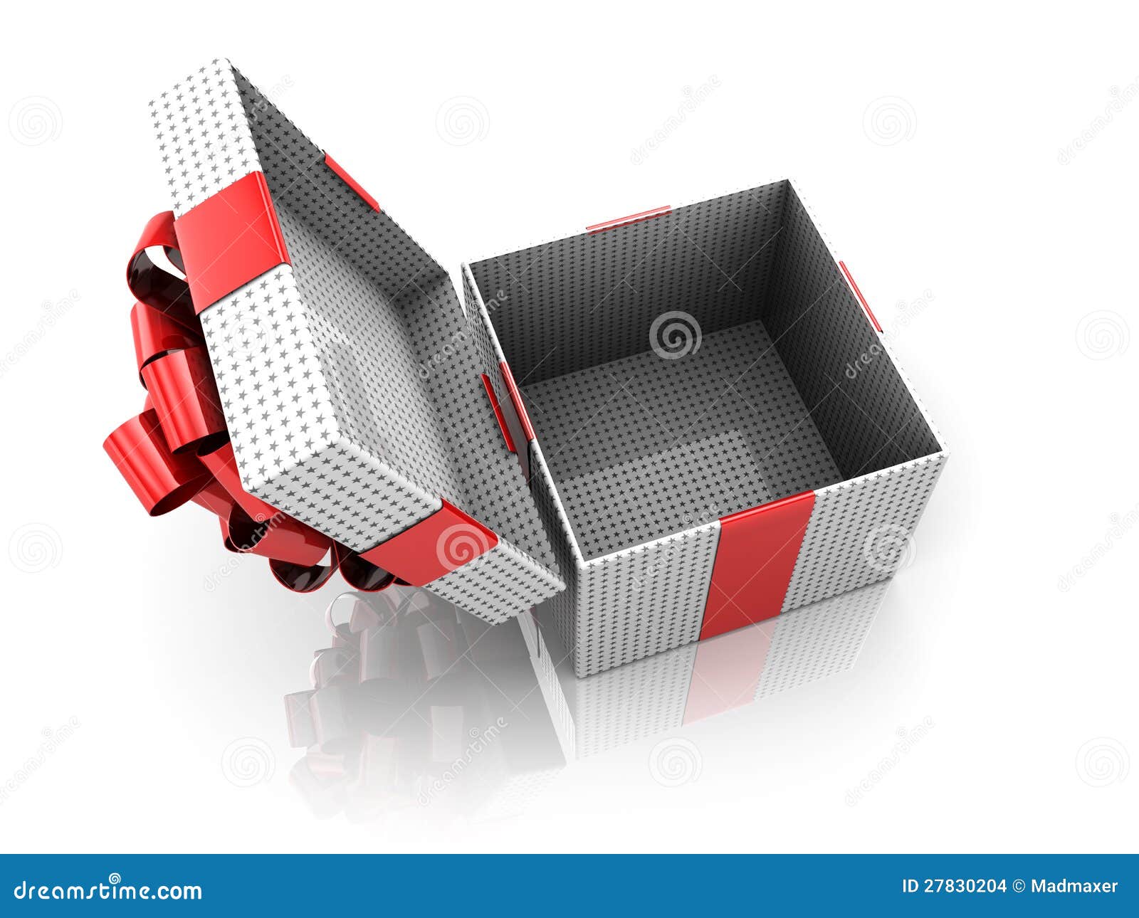 Opened present box stock illustration. Illustration of concept - 27830204