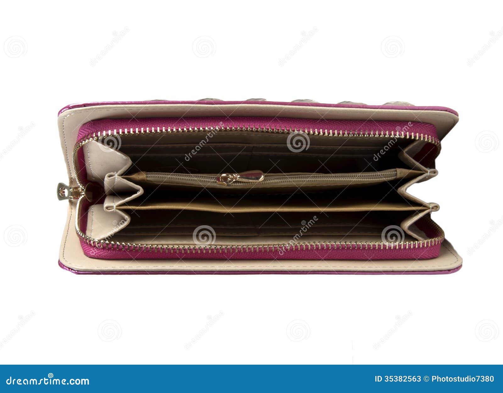 Opened purse stock image. Image of budget, wallet, pink - 35382563