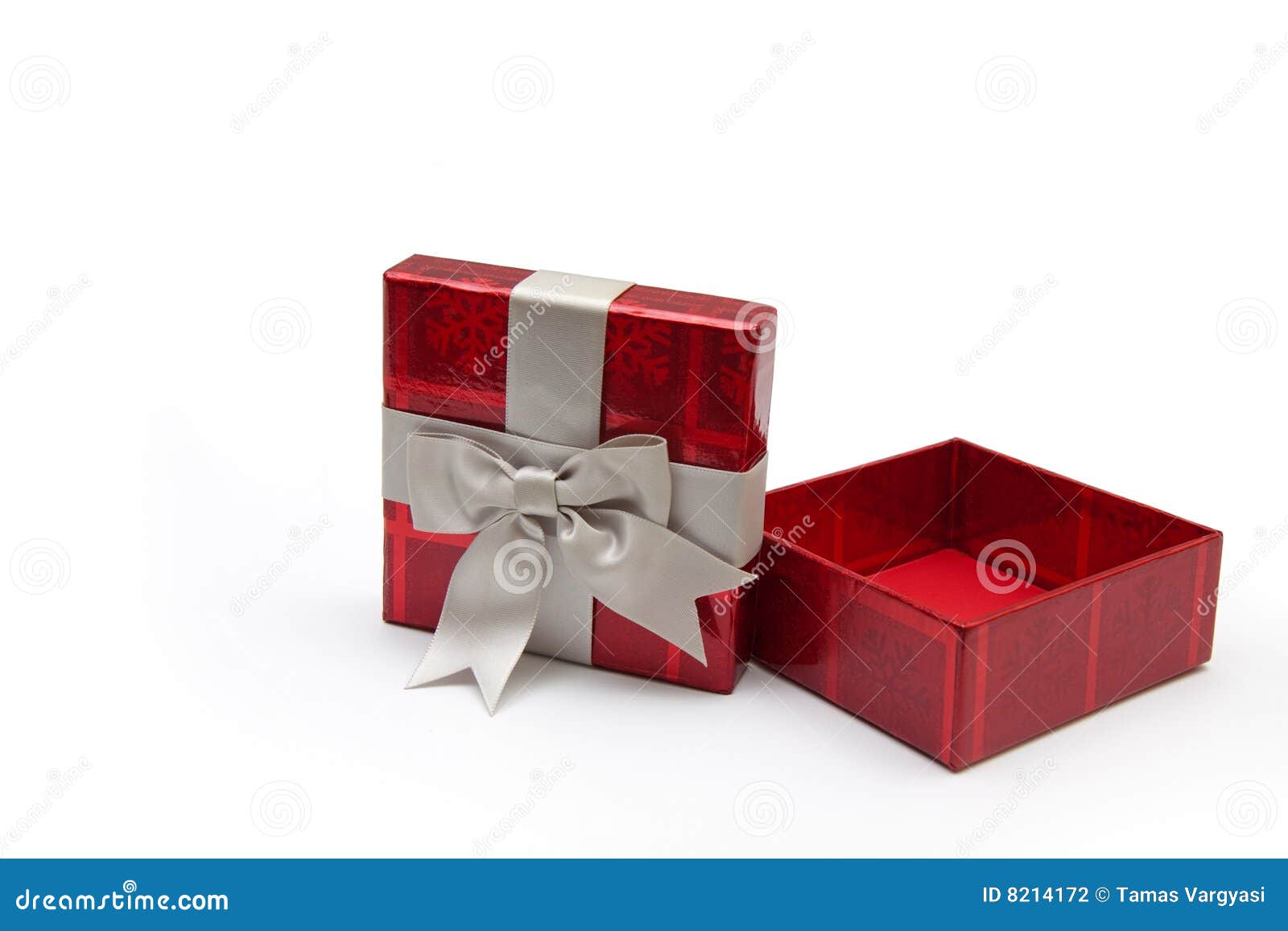 Opened red gift box stock photo. Image of occasion, christmas - 8214172