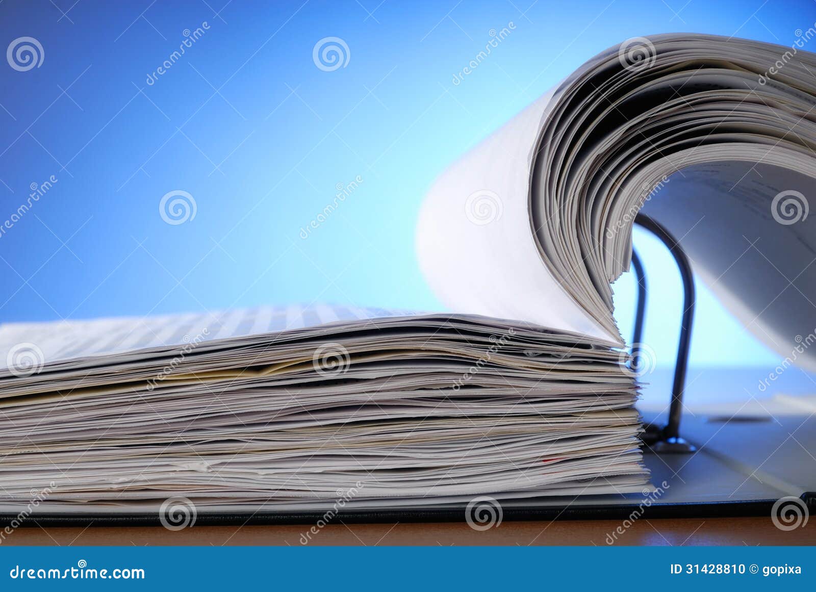 Opened file folder stock photo. Image of bureaucracy - 31428810