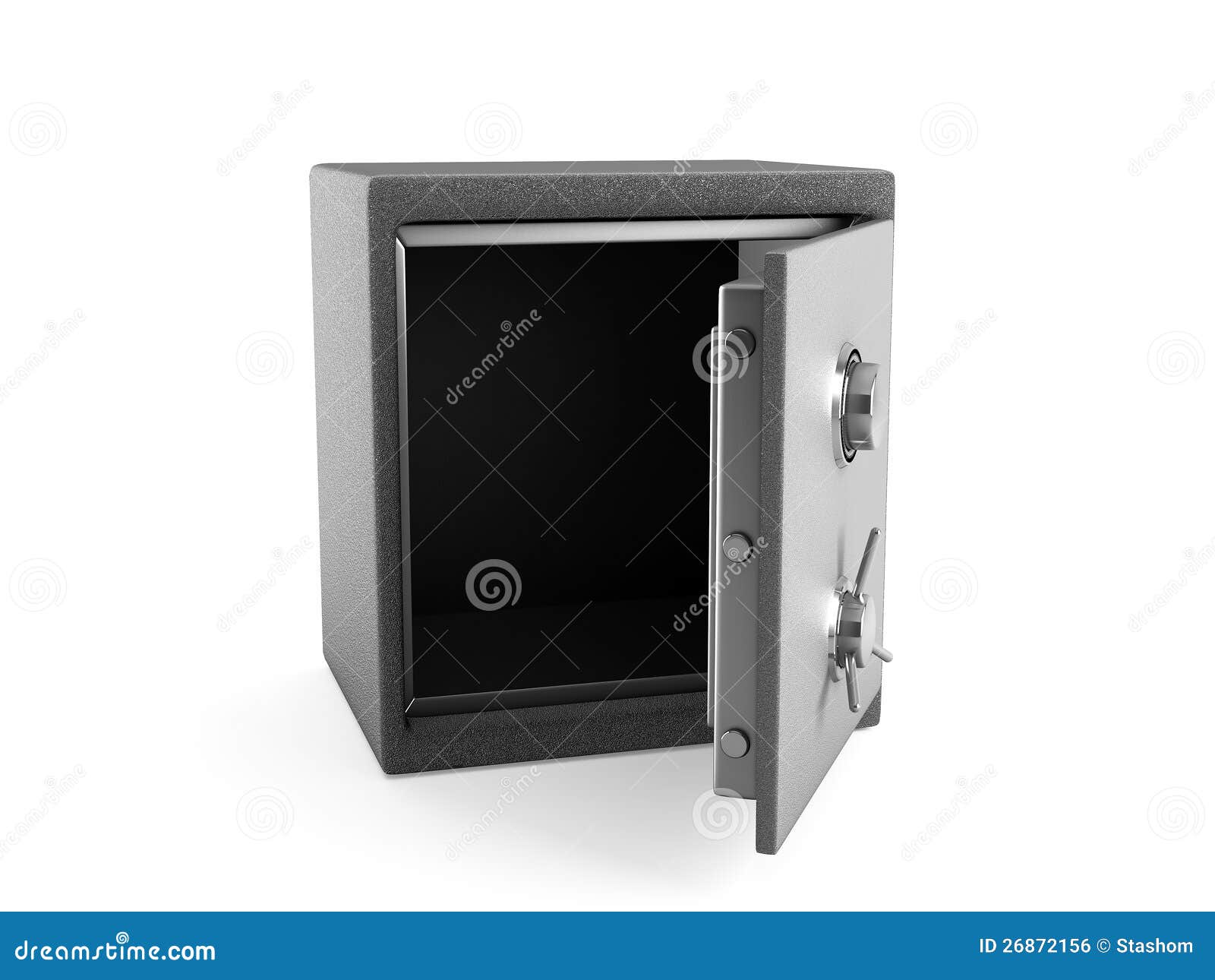Opened safe stock illustration. Illustration of deposit - 26872156
