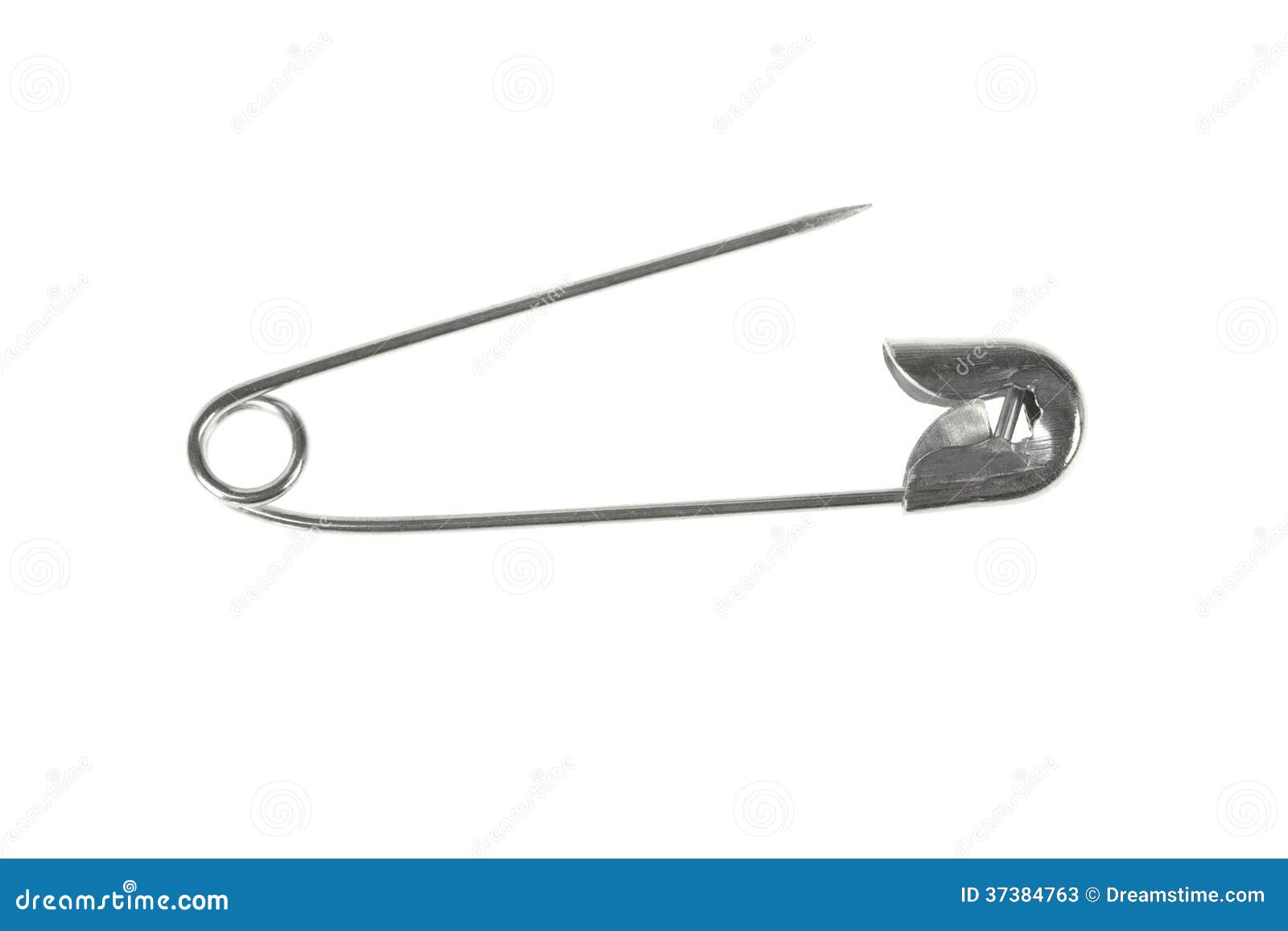 Opened safety pins stock image. Image of background, objects - 37384763