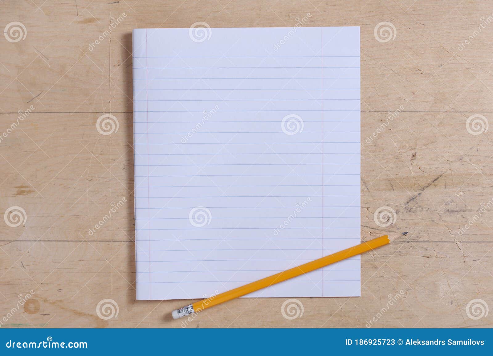 Opened school notebook stock image. Image of office - 186925723