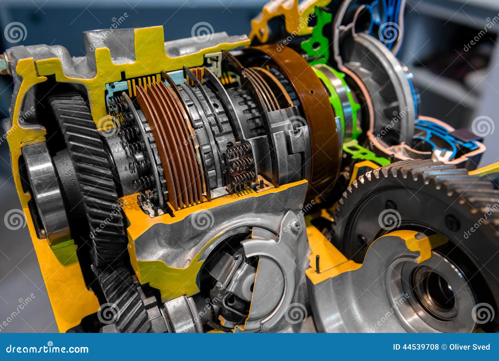 Opened Switch Gear of a Car Stock Photo - Image of metal, industrial ...