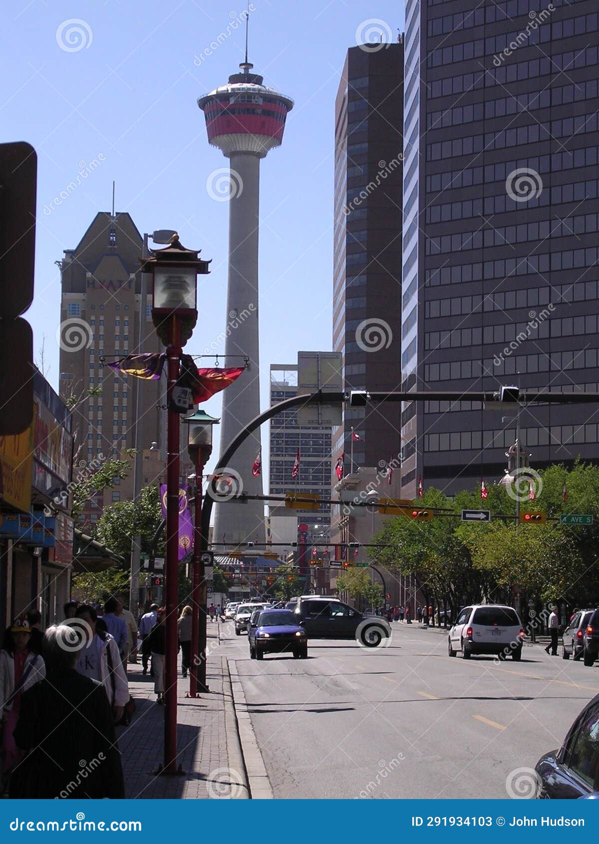 The 626 Foot High Calgary Tower, Alberta, Canada Editorial Stock Photo ...