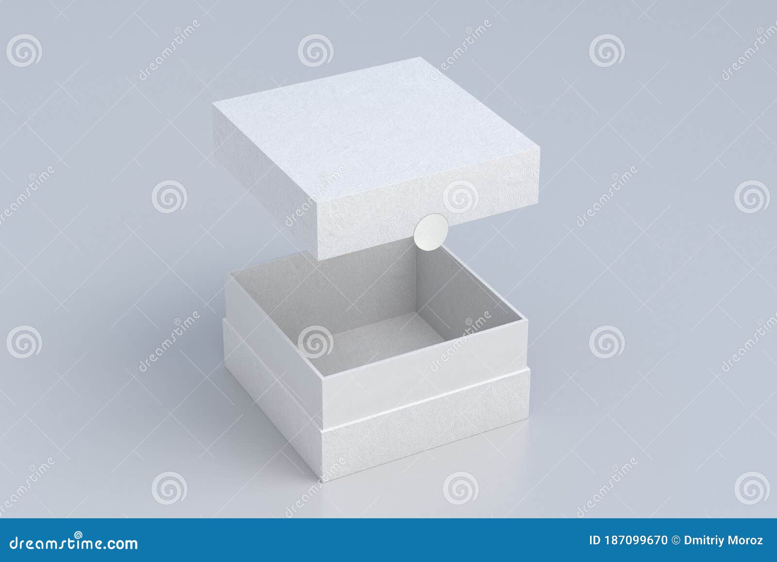 Opened empty box stock illustration. Illustration of blank - 187099670