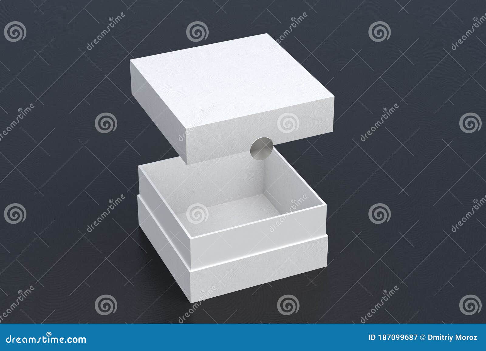 Opened empty box stock illustration. Illustration of cardboard - 187099687