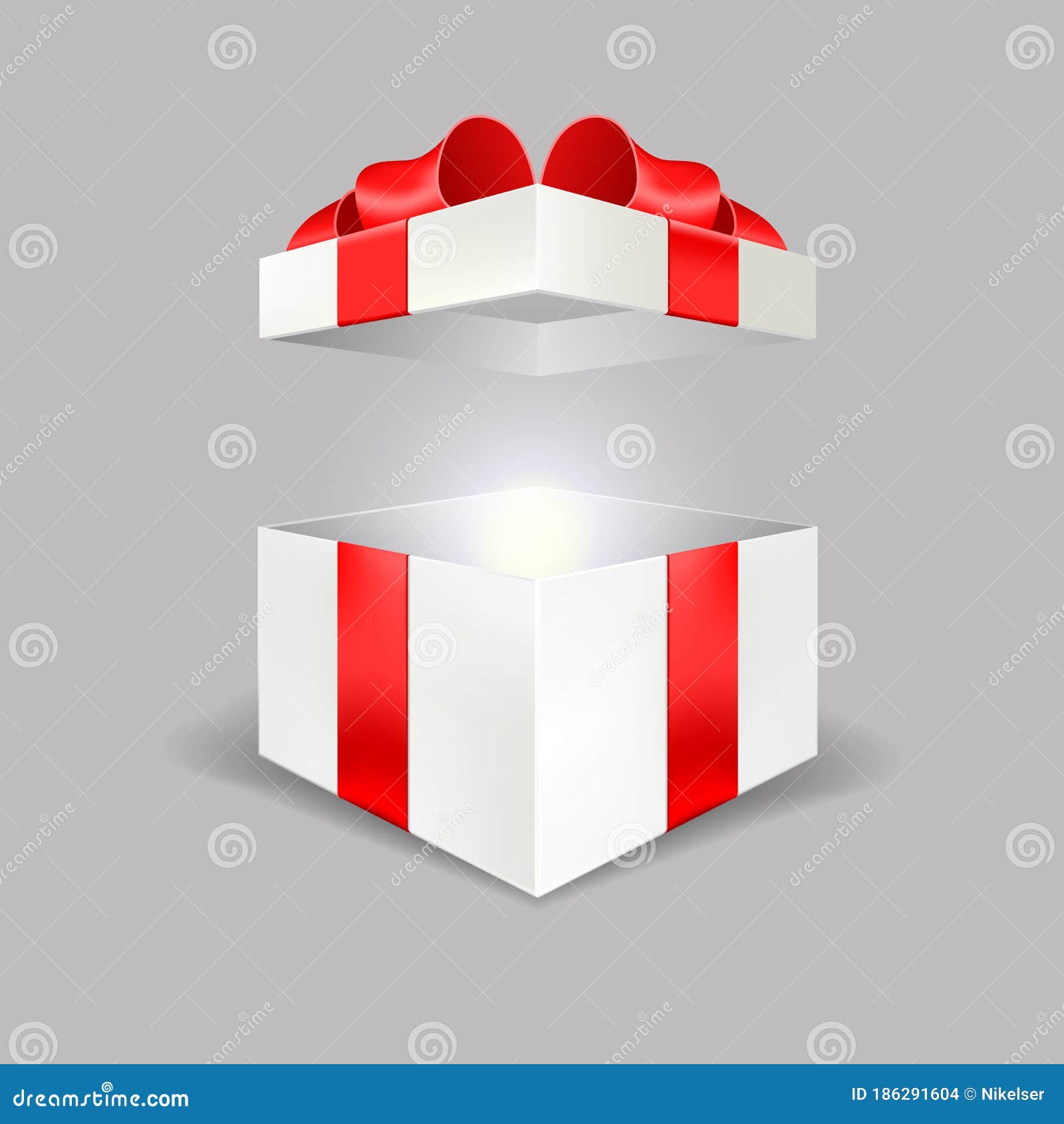 Opened Gift Box Front View Stock Illustrations – 241 Opened Gift Box ...