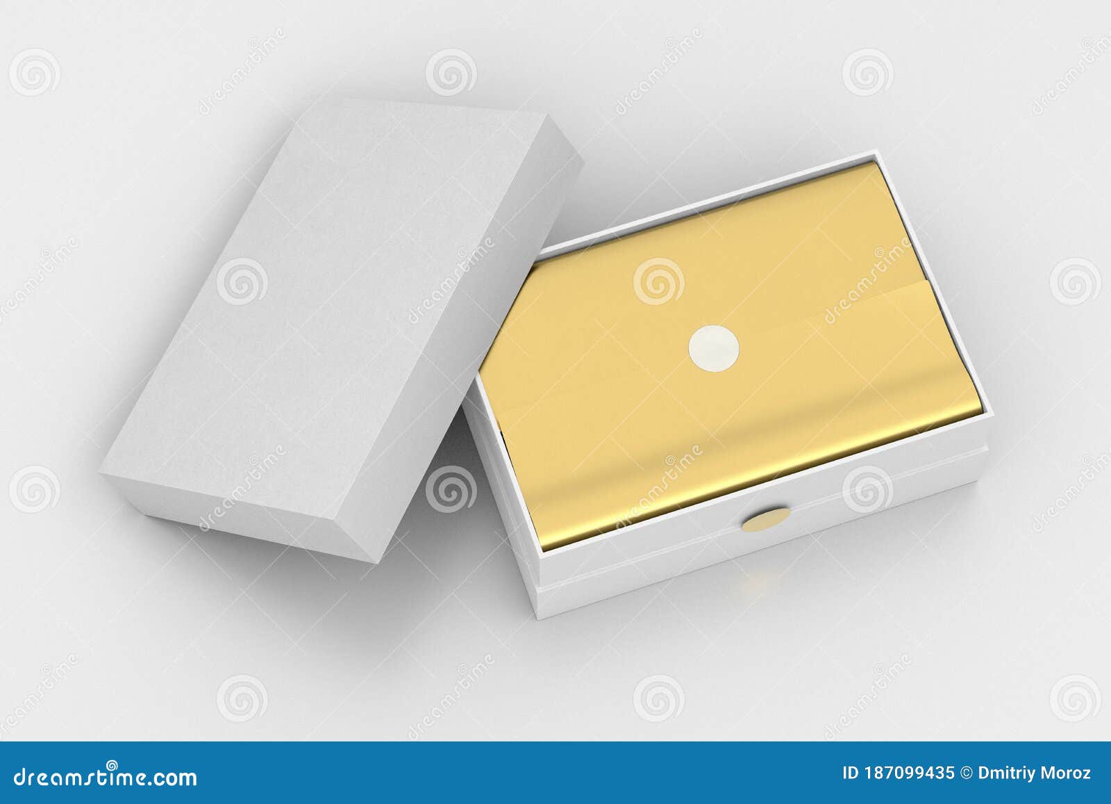 Opened empty box stock illustration. Illustration of branding - 187099435