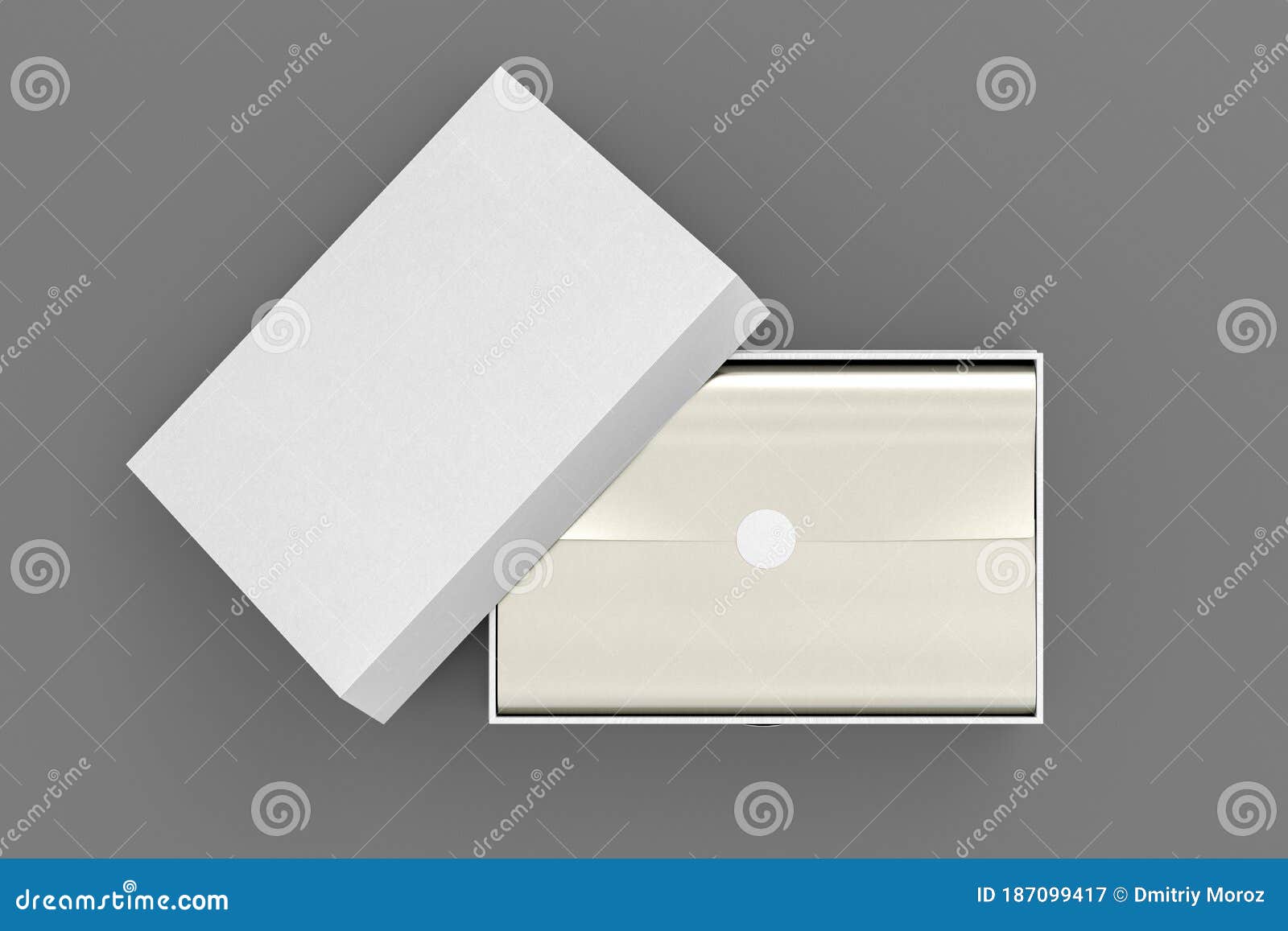 Opened empty box stock illustration. Illustration of paper - 187099417