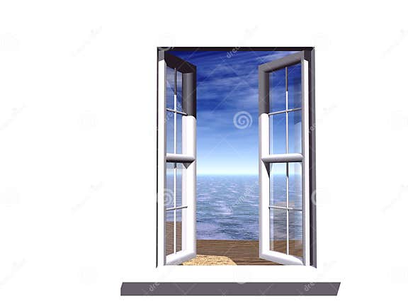 Opened window stock image. Image of home, light, holiday - 2003371