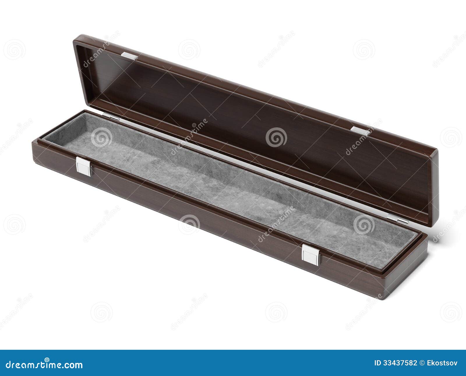 Opened wooden case stock photo. Image of elegance, jeweler - 33437582