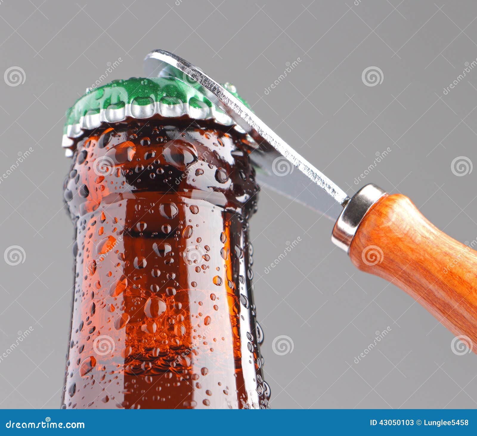 Opening beer bottle stock image. Image of open, beer - 43050103
