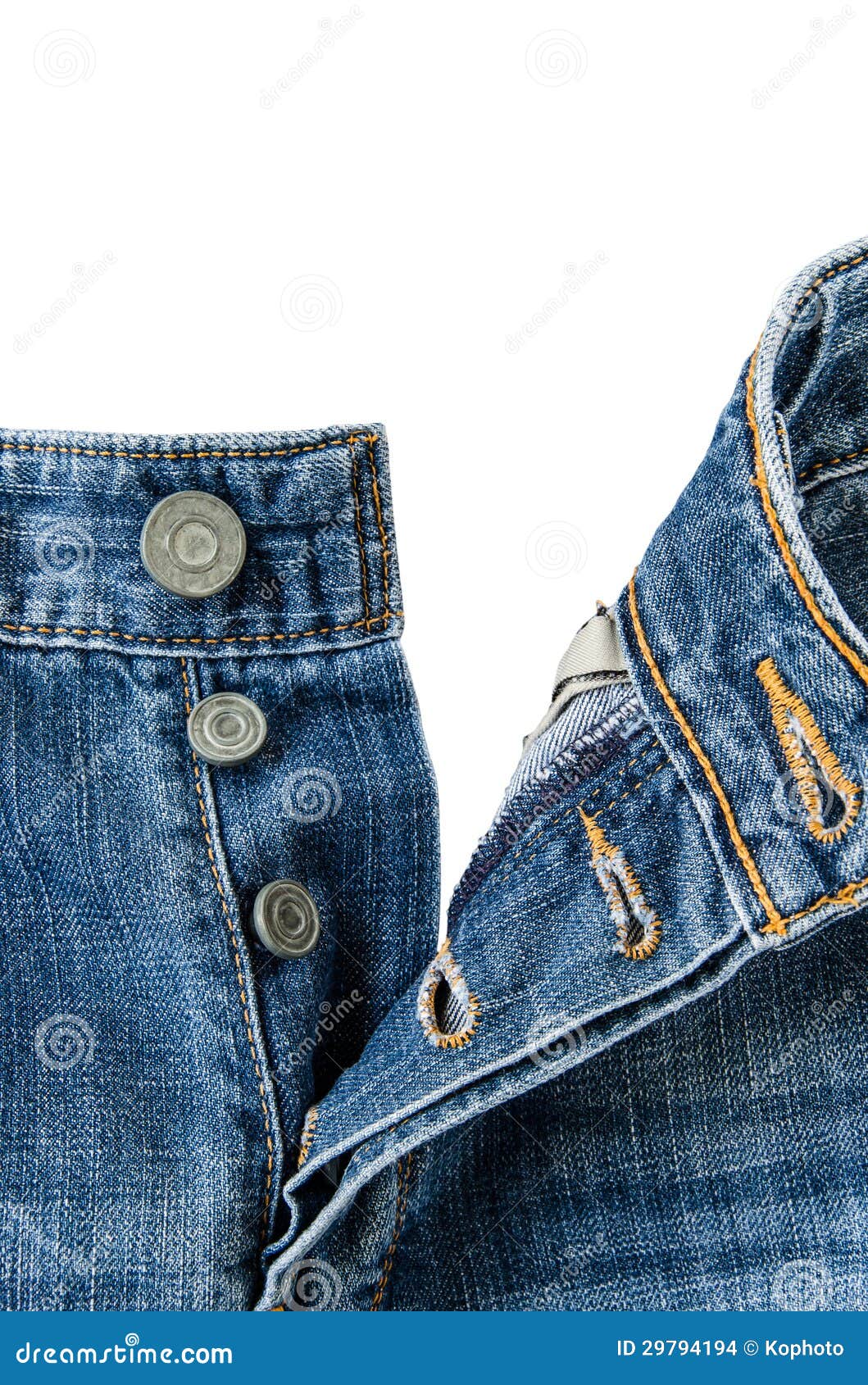 Opening jeans crotch stock photo. Image of close, white - 29794194