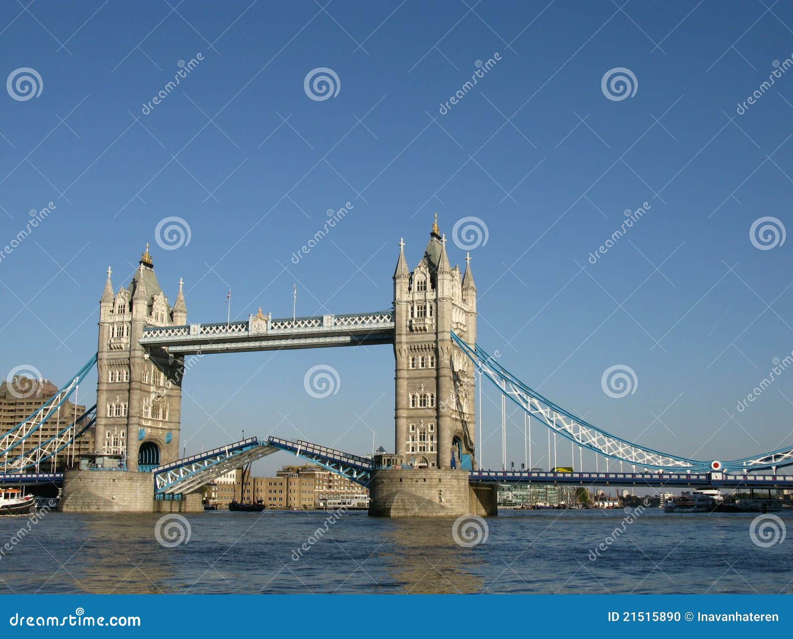 Opening the bridge stock photo. Image of thames, united - 21515890