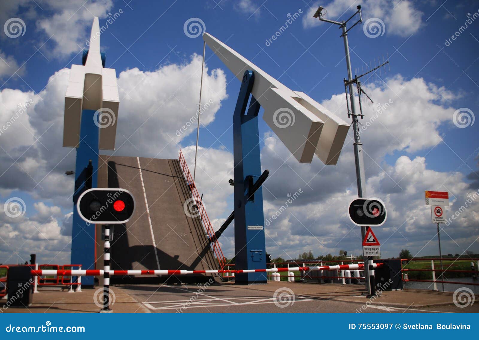 The opening of bridge. stock image. Image of europe, objects - 75553097
