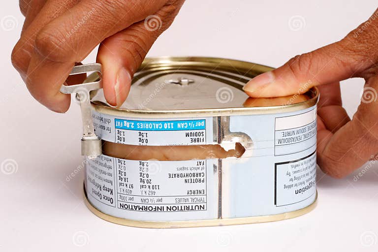 Opening a can stock image. Image of asian, person, adult - 1299433