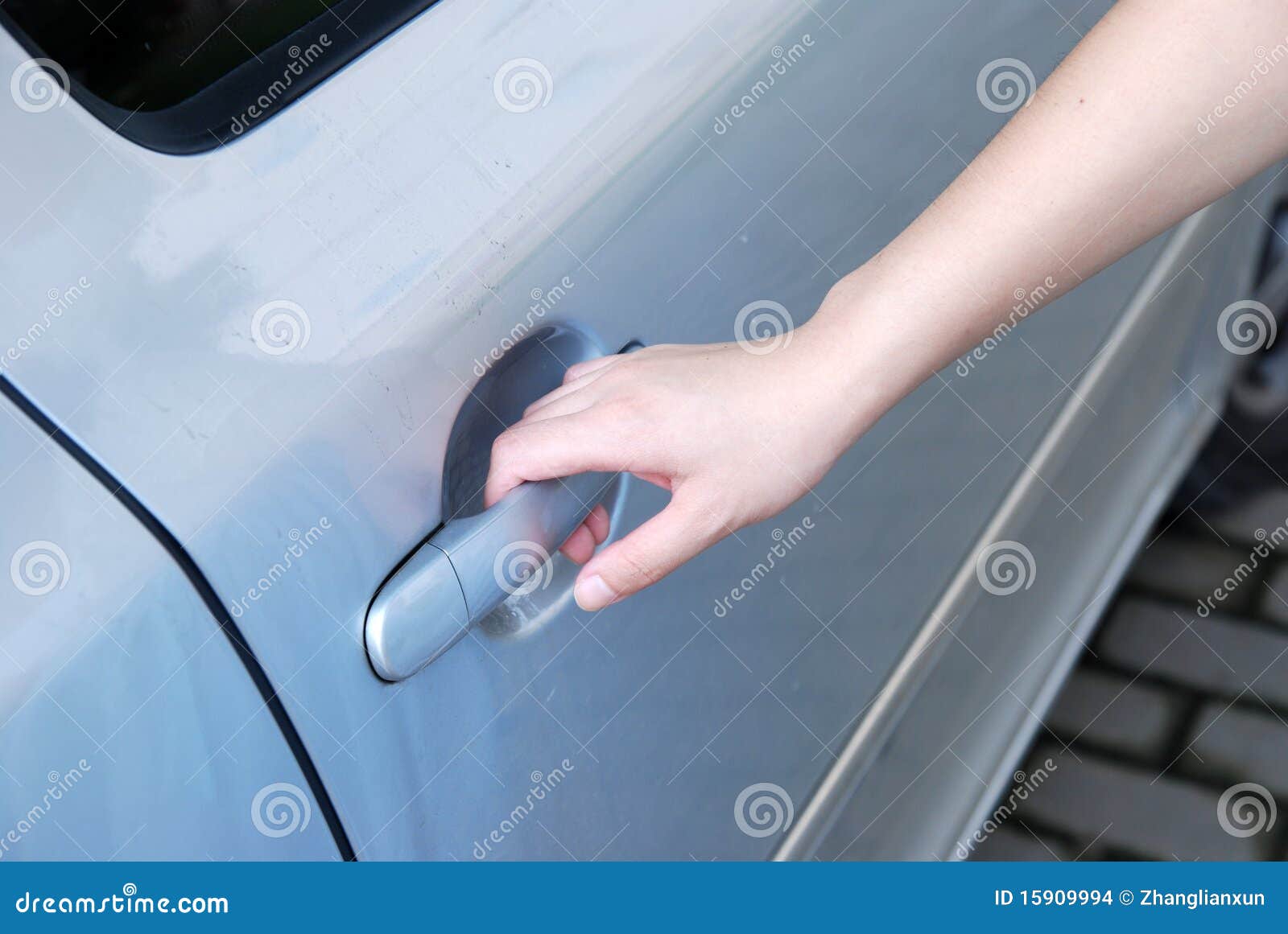 Opening the car stock photo. Image of unlock, business - 15909994