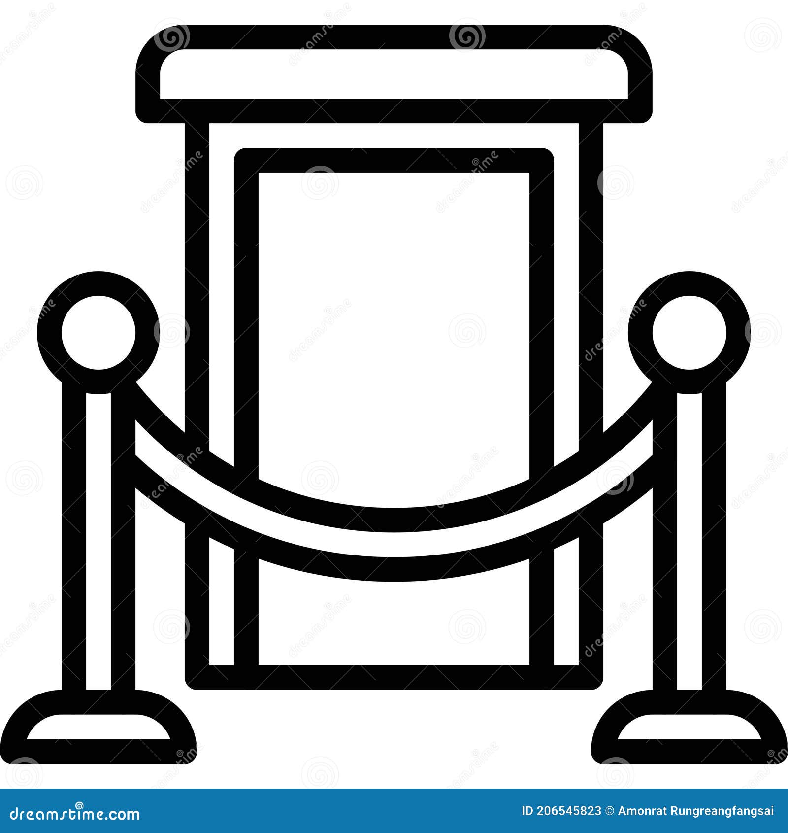 Opening Ceremony Icon, Birthday Party Related Vector Illustration Stock ...