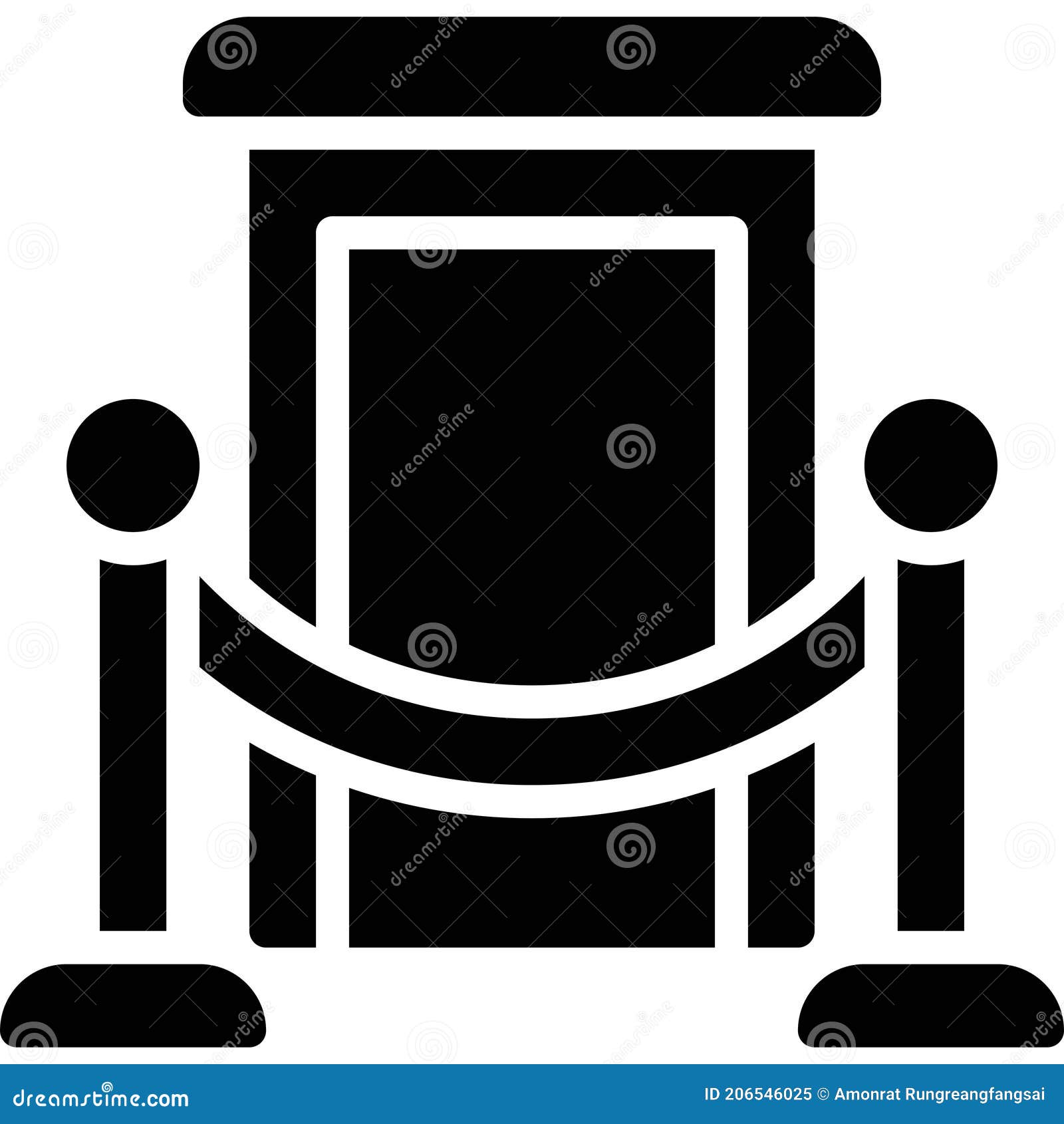 Opening Ceremony Icon, Birthday Party Related Vector Illustration Stock ...