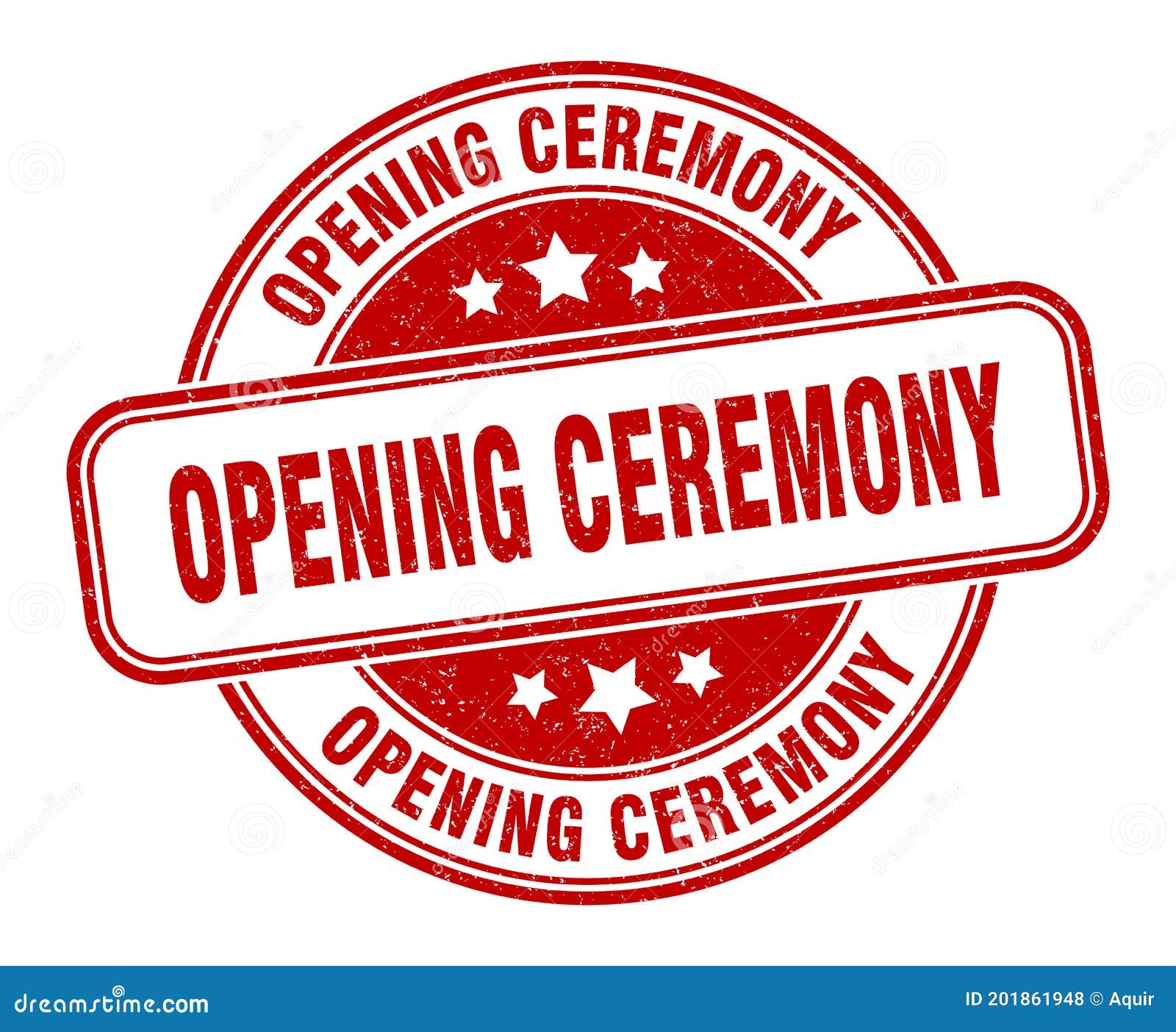 Opening Ceremony Stamp. Opening Ceremony Label. Round Grunge Sign Stock ...