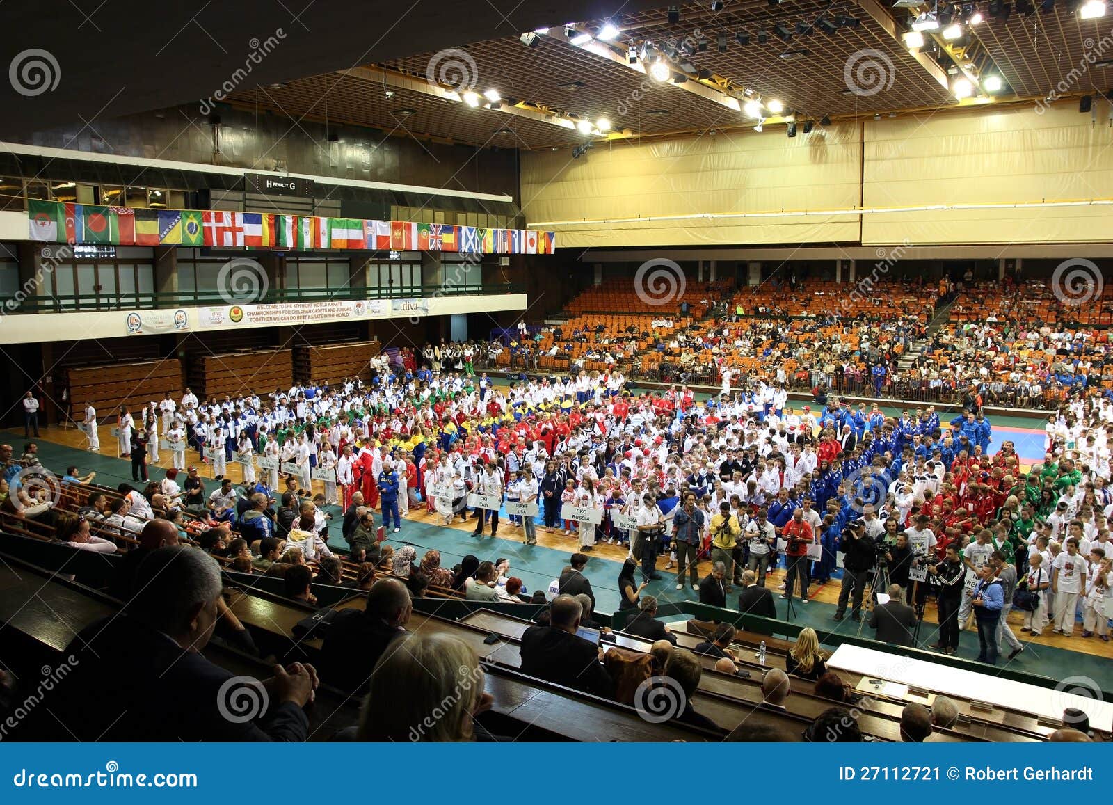 Opening Ceremony - World Karate Championship 2012 Editorial Photo ...